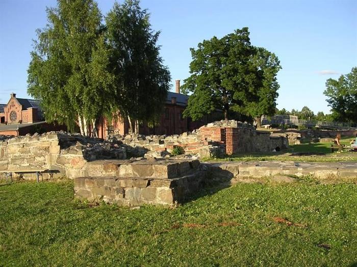 The ruins of St. Mary's Church